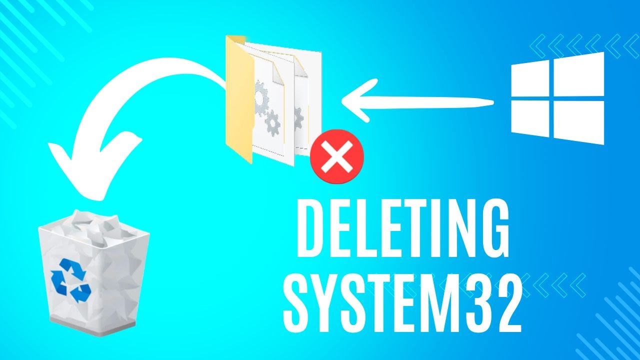 How To Delete System32 From Your Pc Using Cmd Youtube
