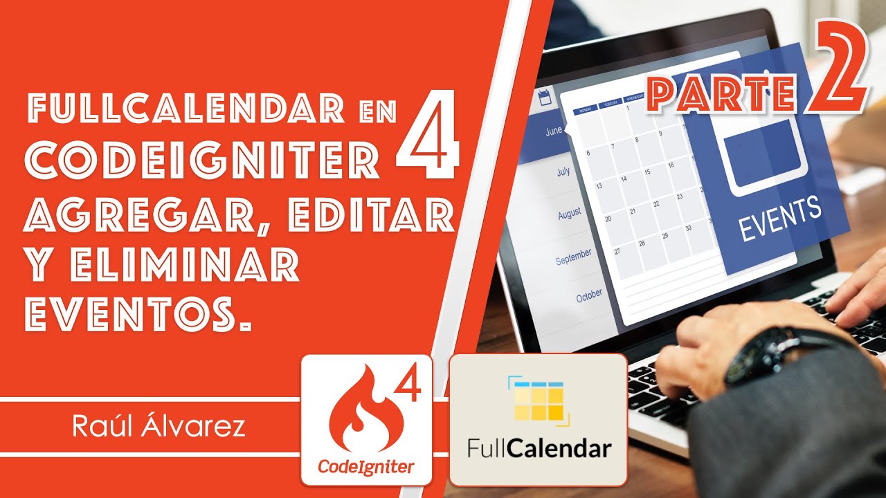 Fullcalendar En Codeigniter 4 Agregar Editar Y Eliminar Eventos