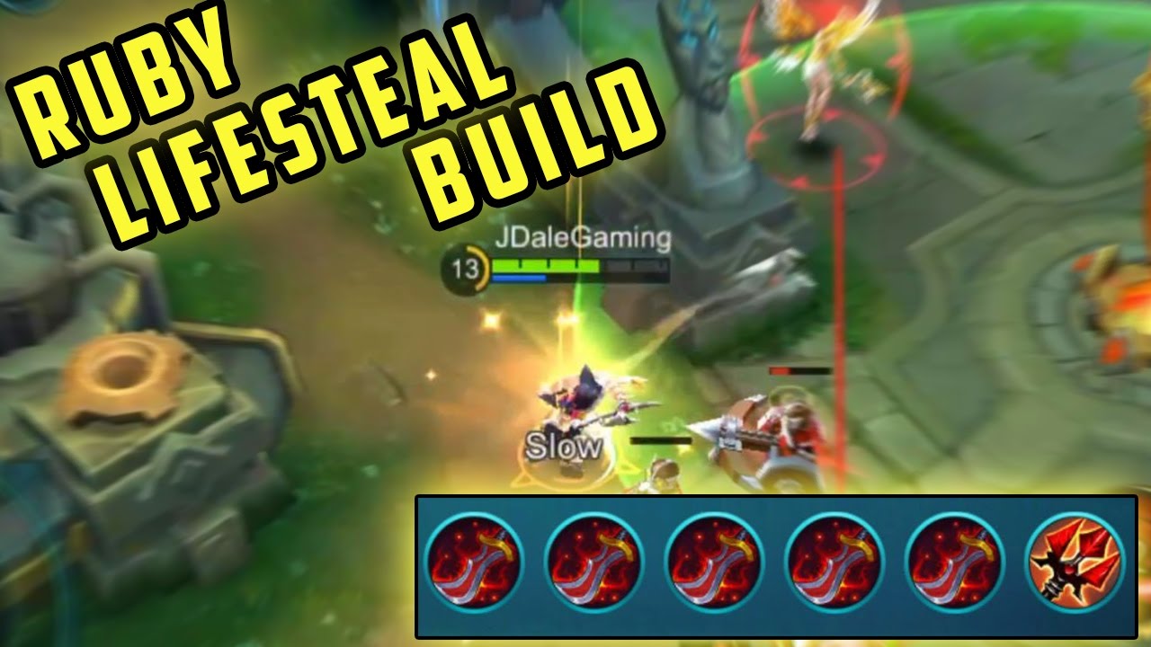 Full Lifesteal Ruby Build Mobile Legends Youtube