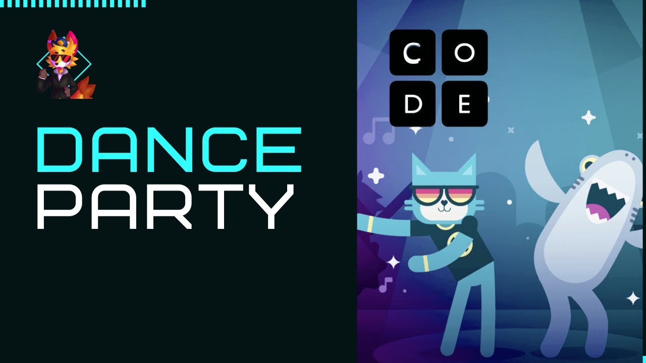 Dance Party Tutorial In Code Org Foxy The Rocky Youtube
