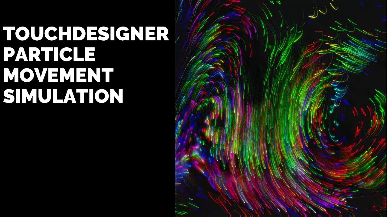Touchdesigner Particle Movement Simulation Youtube