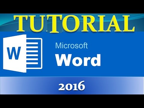 Word 2016 Tutorial Conocimientos Básicos Youtube