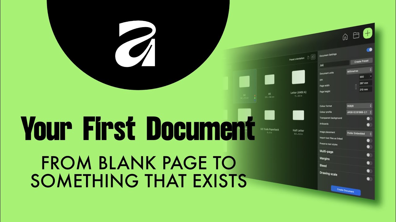 Create Your First Affinity Layout Document Step By Step Tutorial рџ ѕ