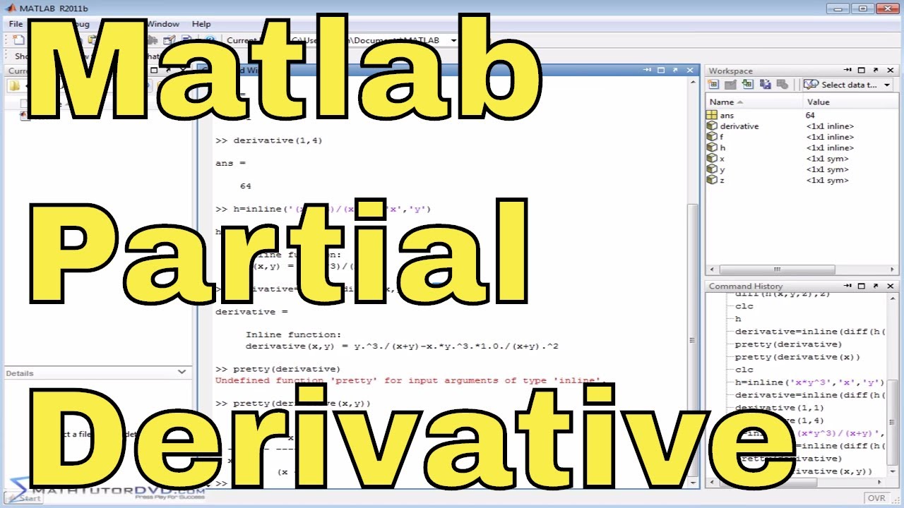 Matlab Derivative Godnaxre