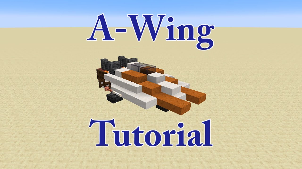 Minecraft A Wing Tutorial Youtube