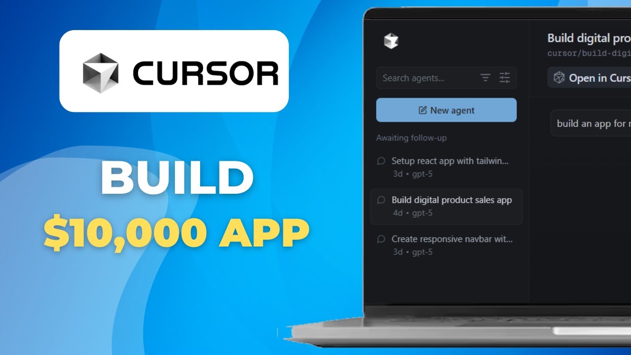 How To Build A 10 000 App Using Cursor Ai Youtube
