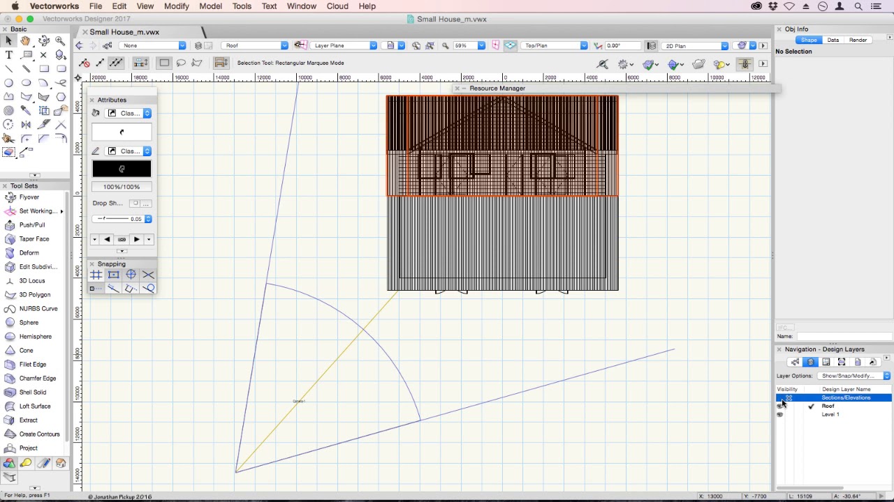 2017 Vectorworks Fundamentals Creating Static Sections And Elevations