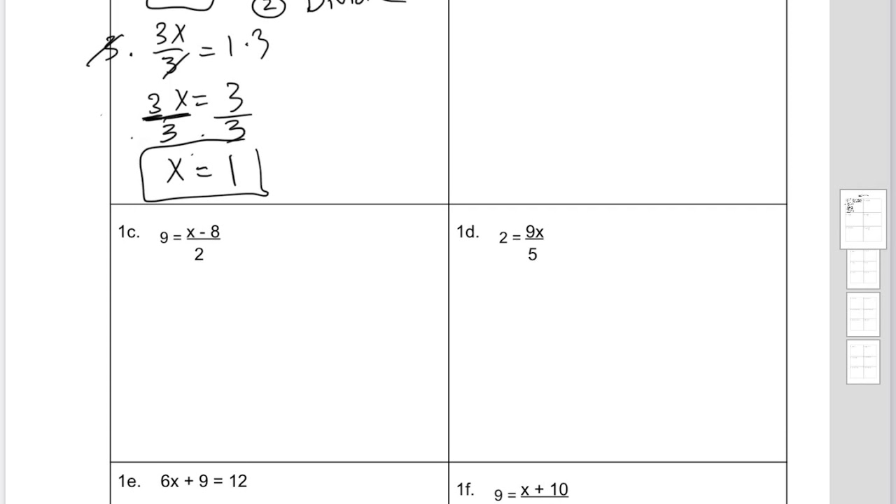 7th Grade Math Lesson 3 1 Youtube