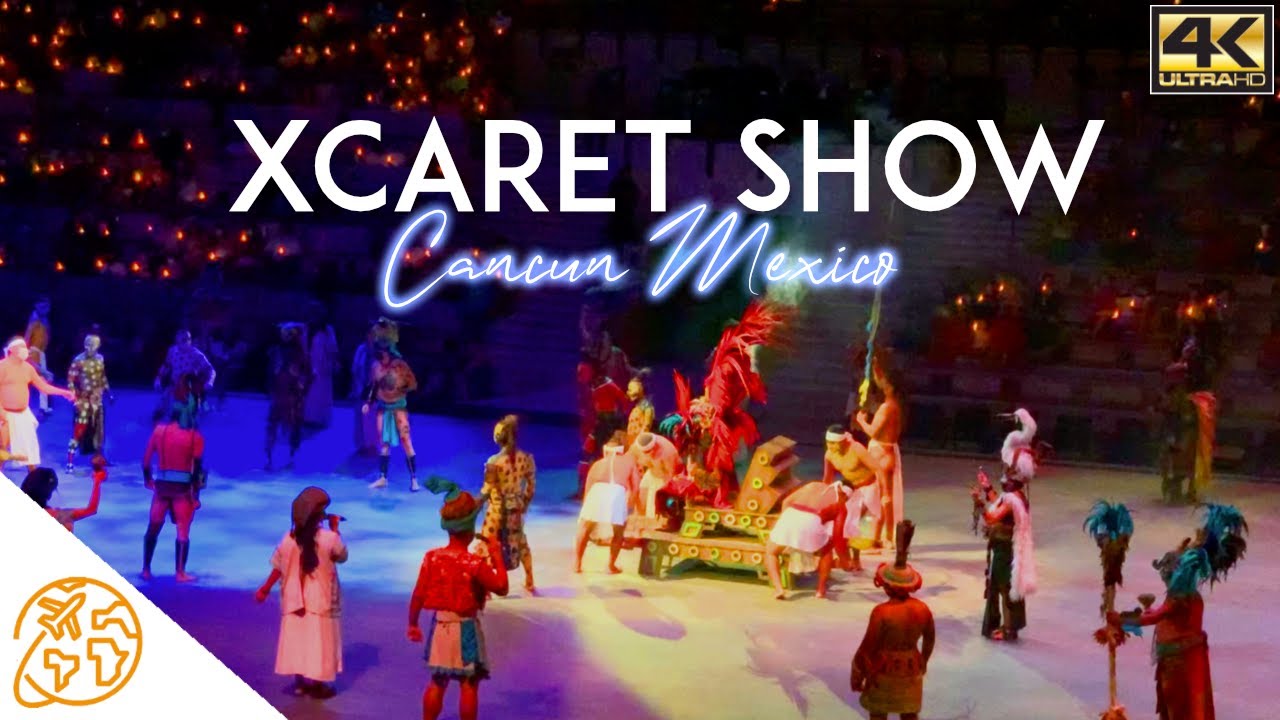 Xcaret Show Mexico Espectacular Nocturno Cancun Mexico Maya Xcaret Park