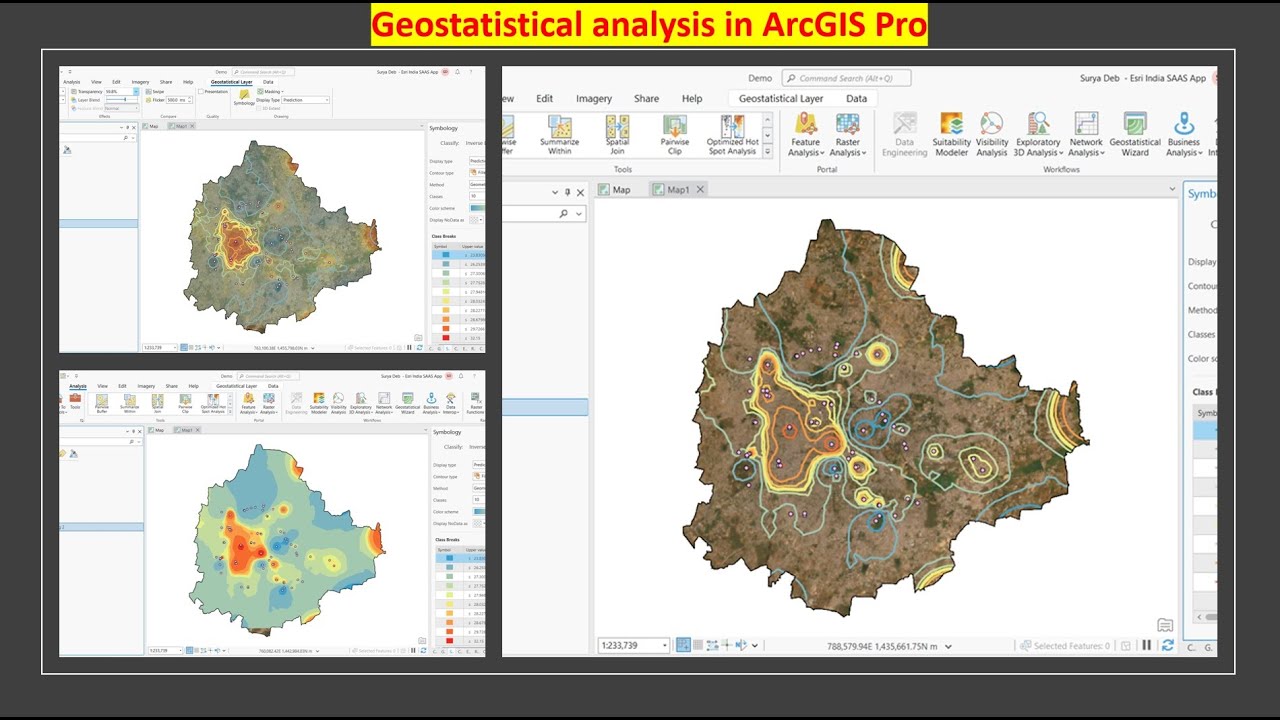 Learn How To Generate A Contour Map In Arcgis Pro Using Geostatistical
