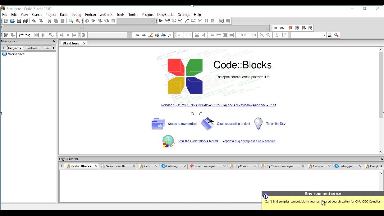 Codeblocks C And C Programming Compiler Setup Youtube