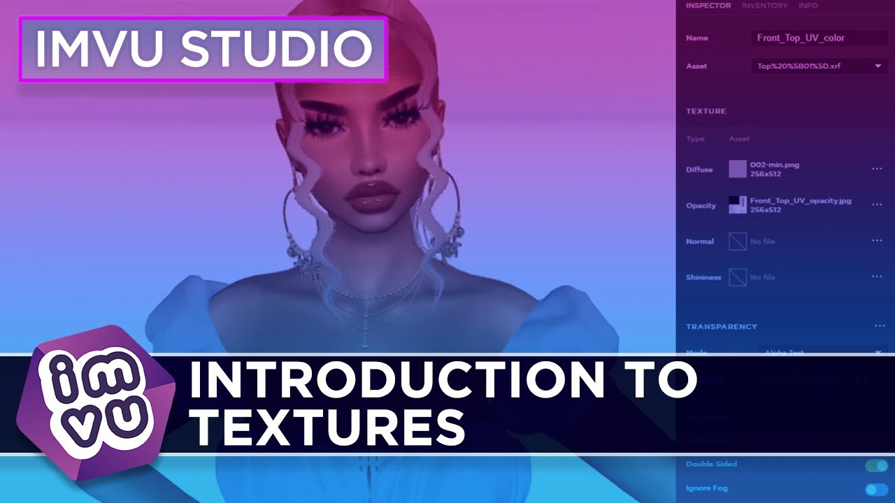 Imvu Opacity Textures Introduction To Textures Imvu Create