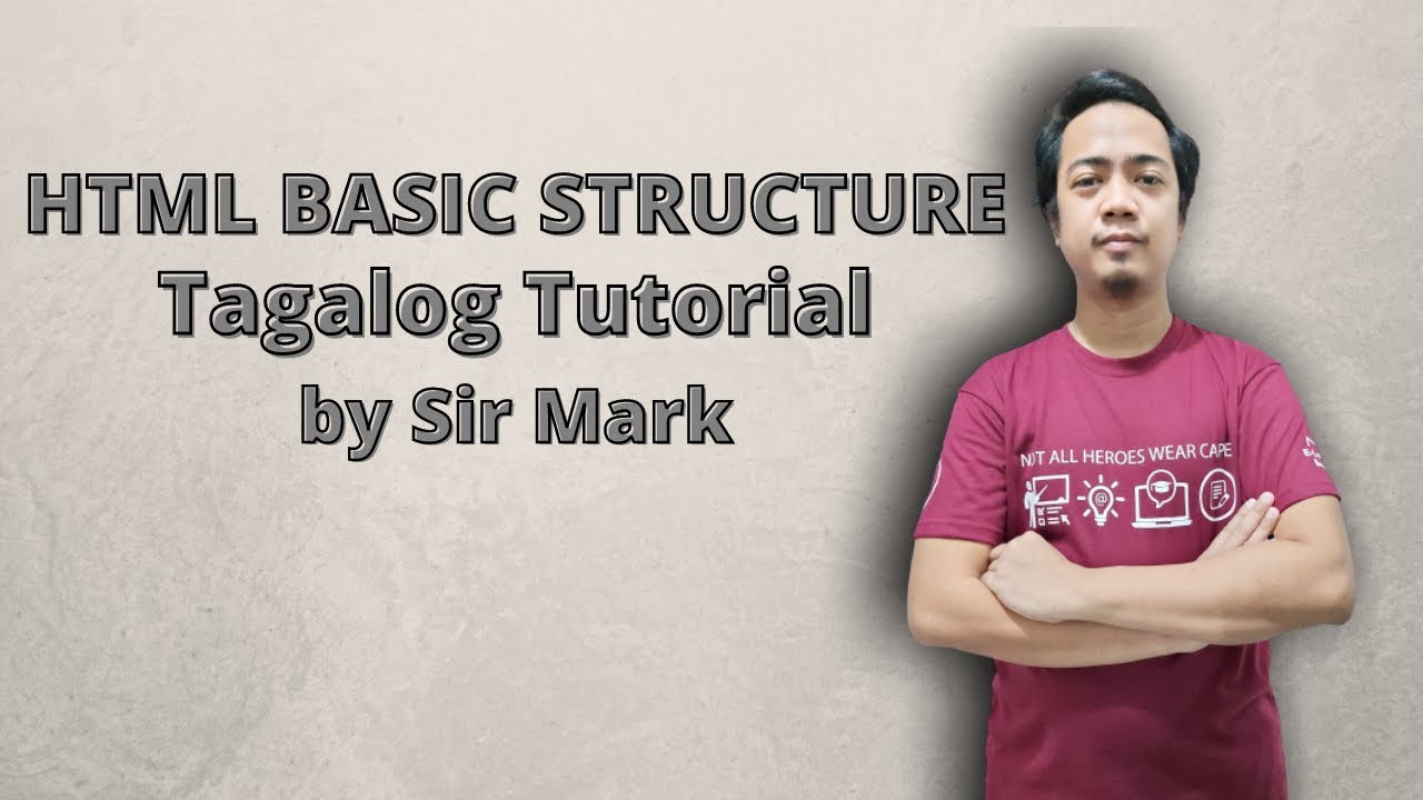 Html Basic Structure Tagalog Tutorial Youtube
