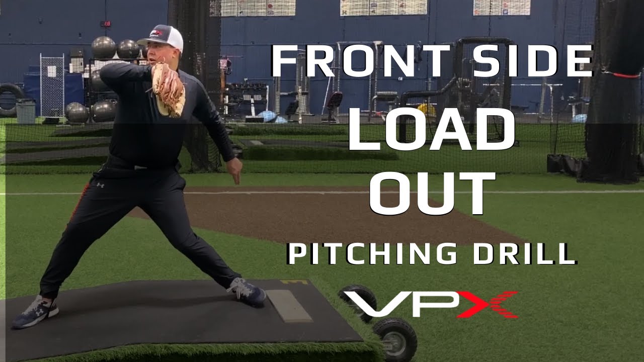 Front Side Load Out Pitching Drill Vpx Baseball Harness Youtube