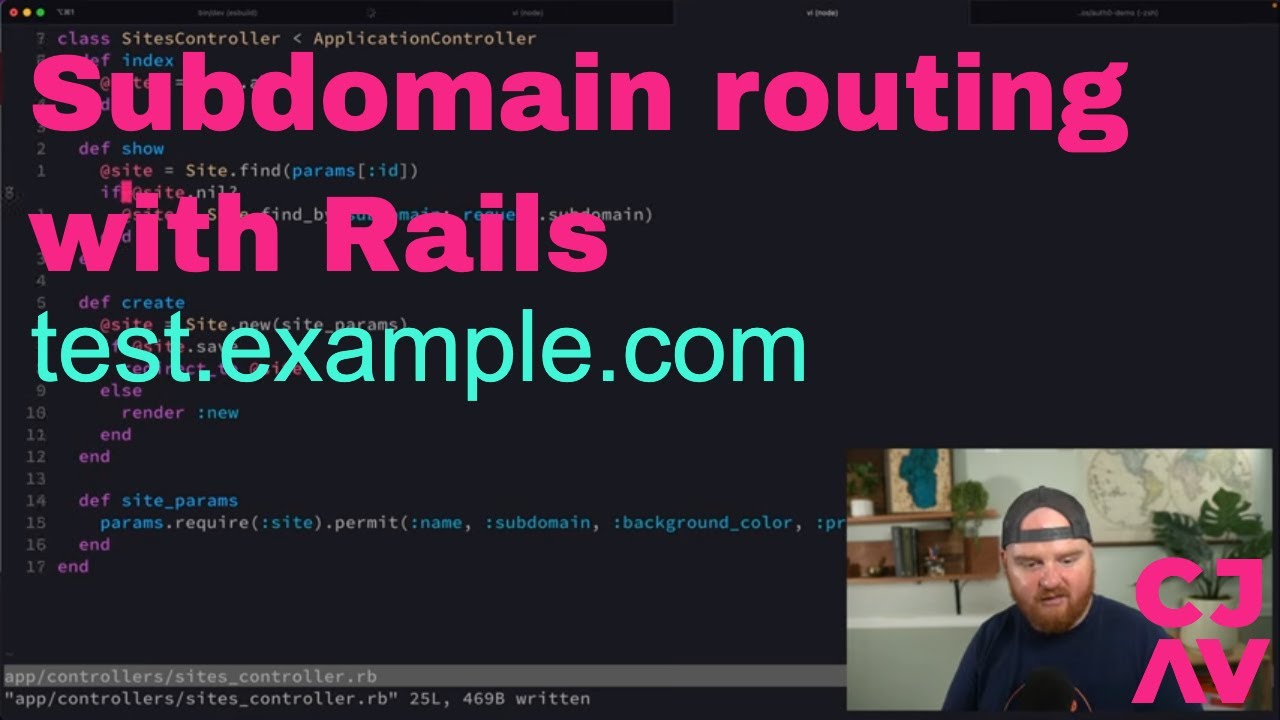 Subdomain Routing In Rails Youtube