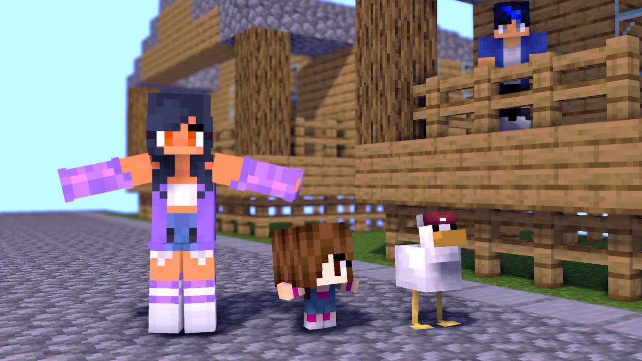 Monster School Chicken Wing Aphmau Aaron Julia Minecraft