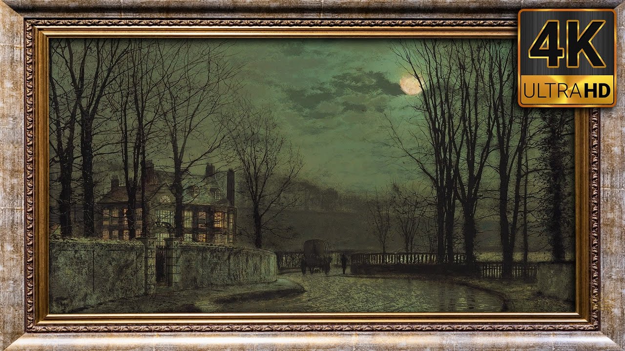 Gold Framed Vintage Art Screensaver Framed Art Screensaver Tv