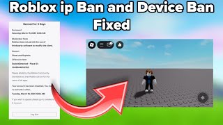 Roblox Ip Ban And Device Ban Fix Roblox New Anti Cheat Bypass No Vpn ...