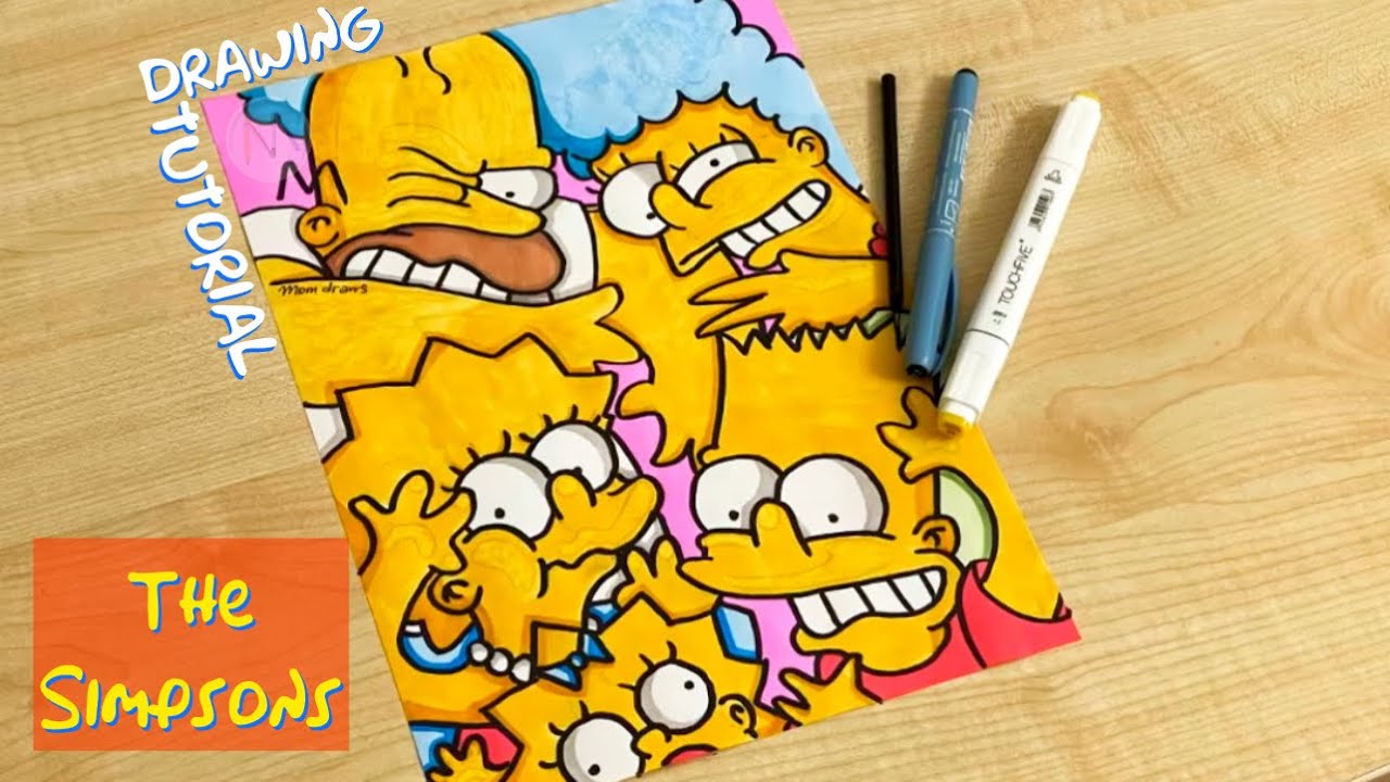 How To Draw The Simpsons Family Step By Step Infoupdate Org