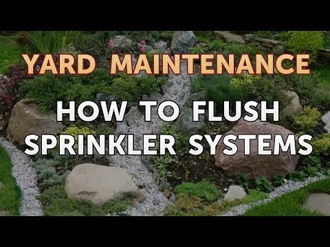 How To Flush Sprinkler Systems Youtube