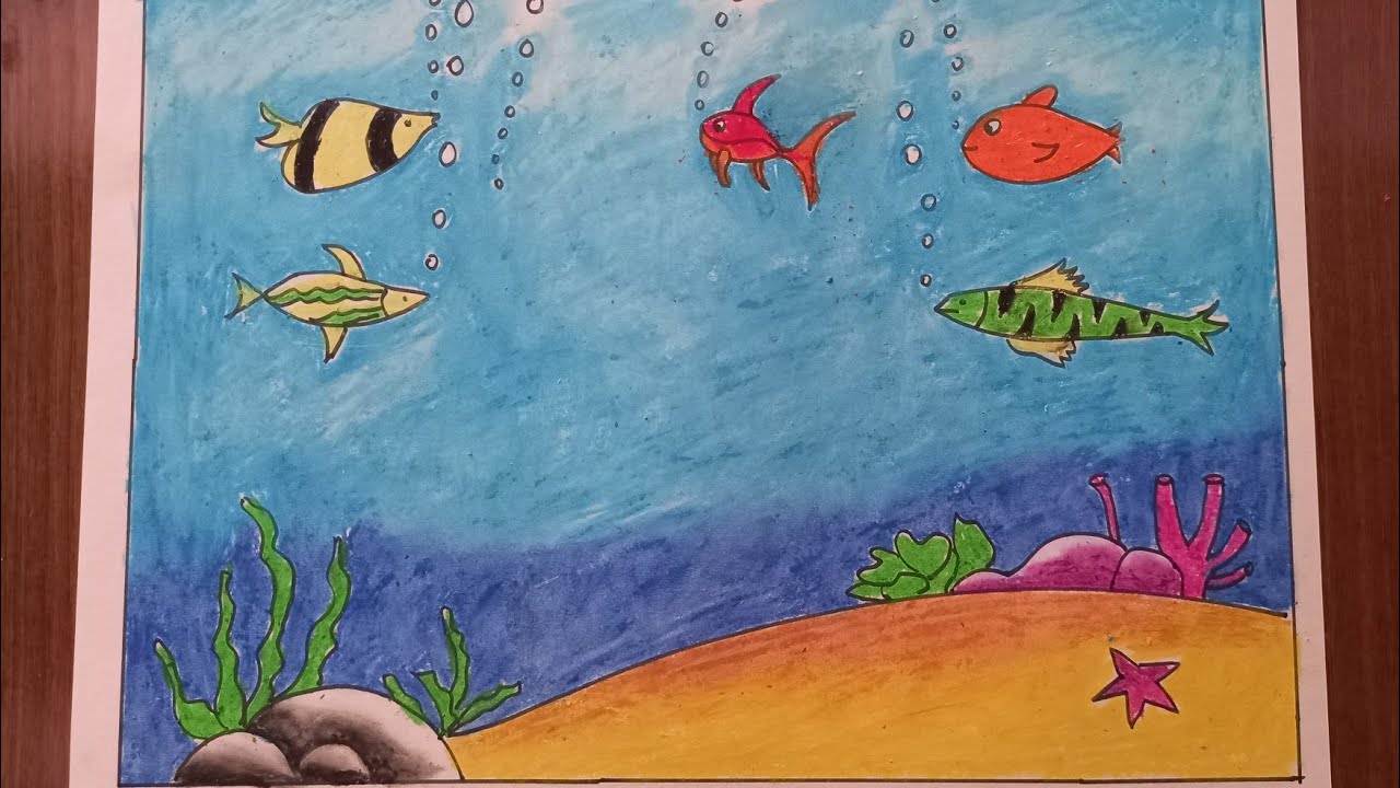 Underwater Fish Drawing
