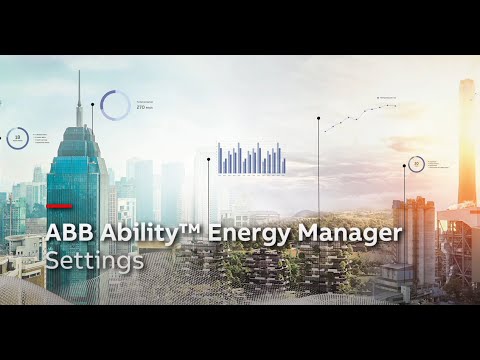 Abb Ability Energy Manager Tutorial Settings 1 Youtube