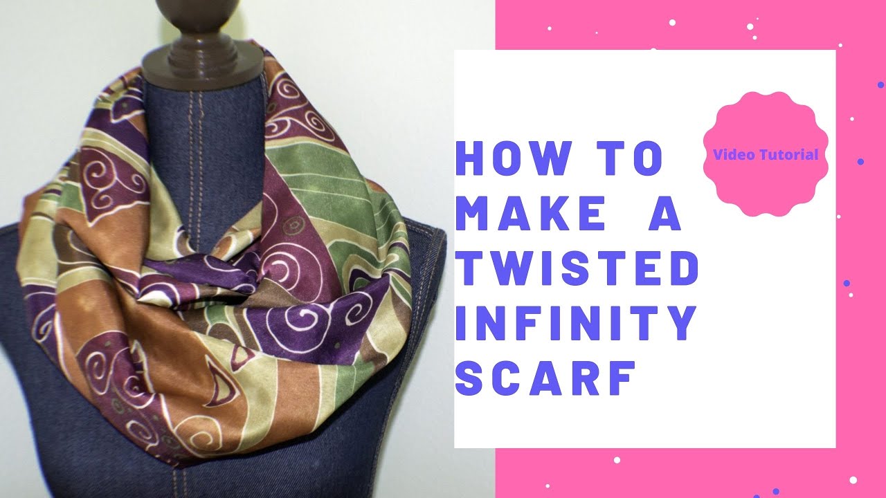 How To Make A Twisted Infinity Scarf Youtube
