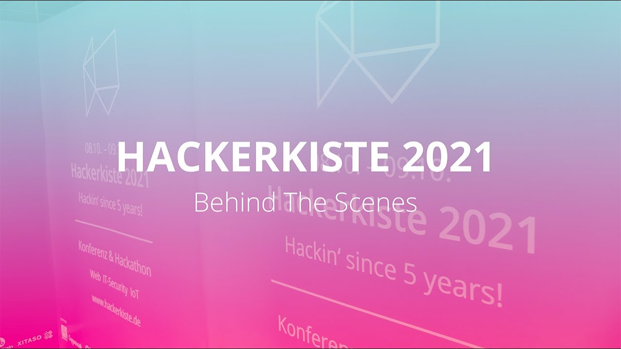 Virtuelle Hackerkiste Augsburg 2021 Behind The Scenes Youtube