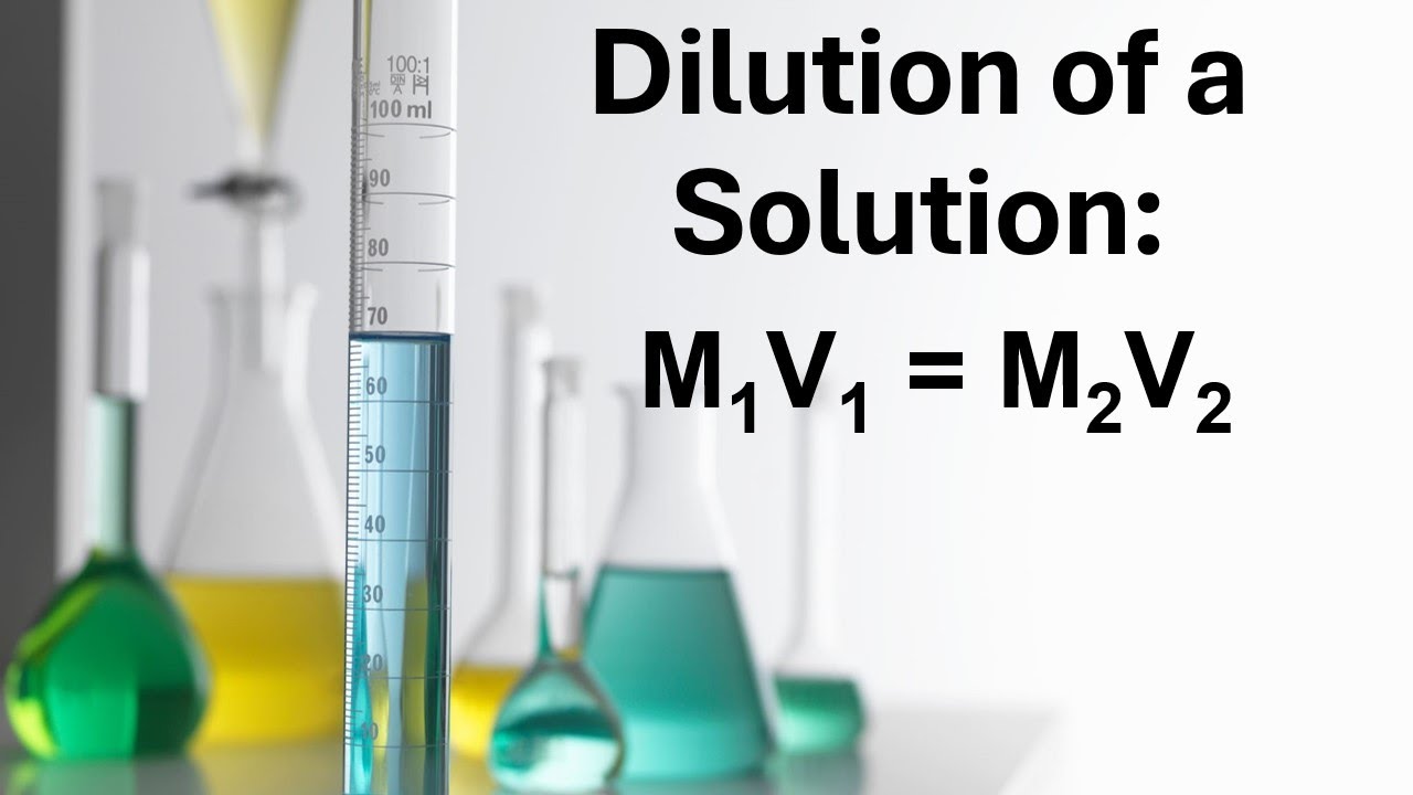 Dilution Problems Worksheet M1v1 M2v2 Answer Key Prntbl