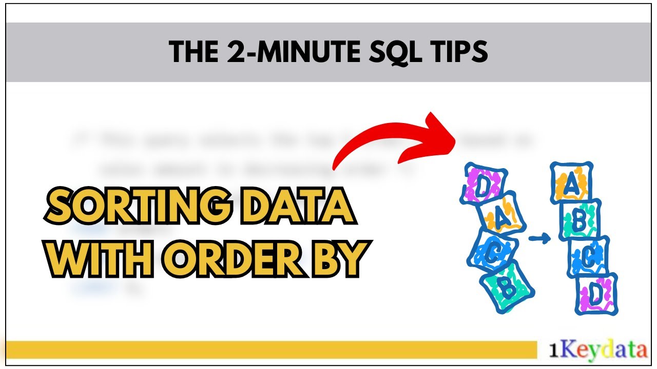 2 Minute Sql Tip Sorting Data With Order By Youtube
