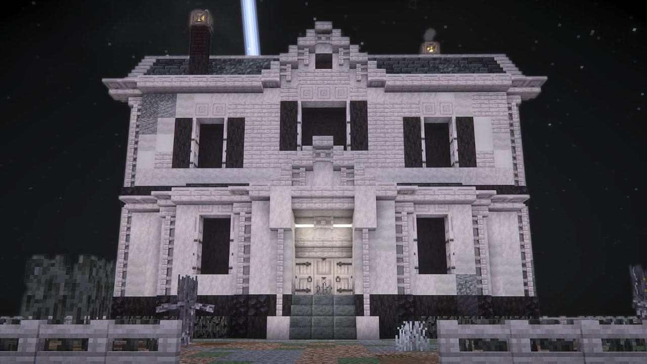 Minecraft Pale Oak House Tutorial Youtube