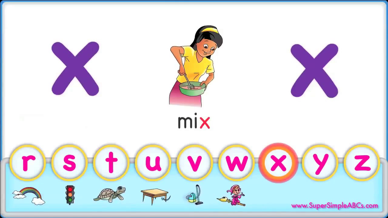 Super Simple Abcs Phonics Song R Z 720p Youtube