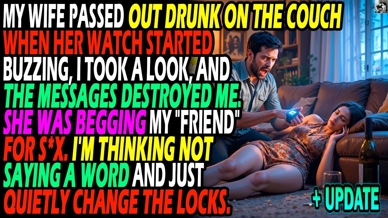 My Wife Passed Out Drunk On The Couch When Her Watch Started Buzzing I