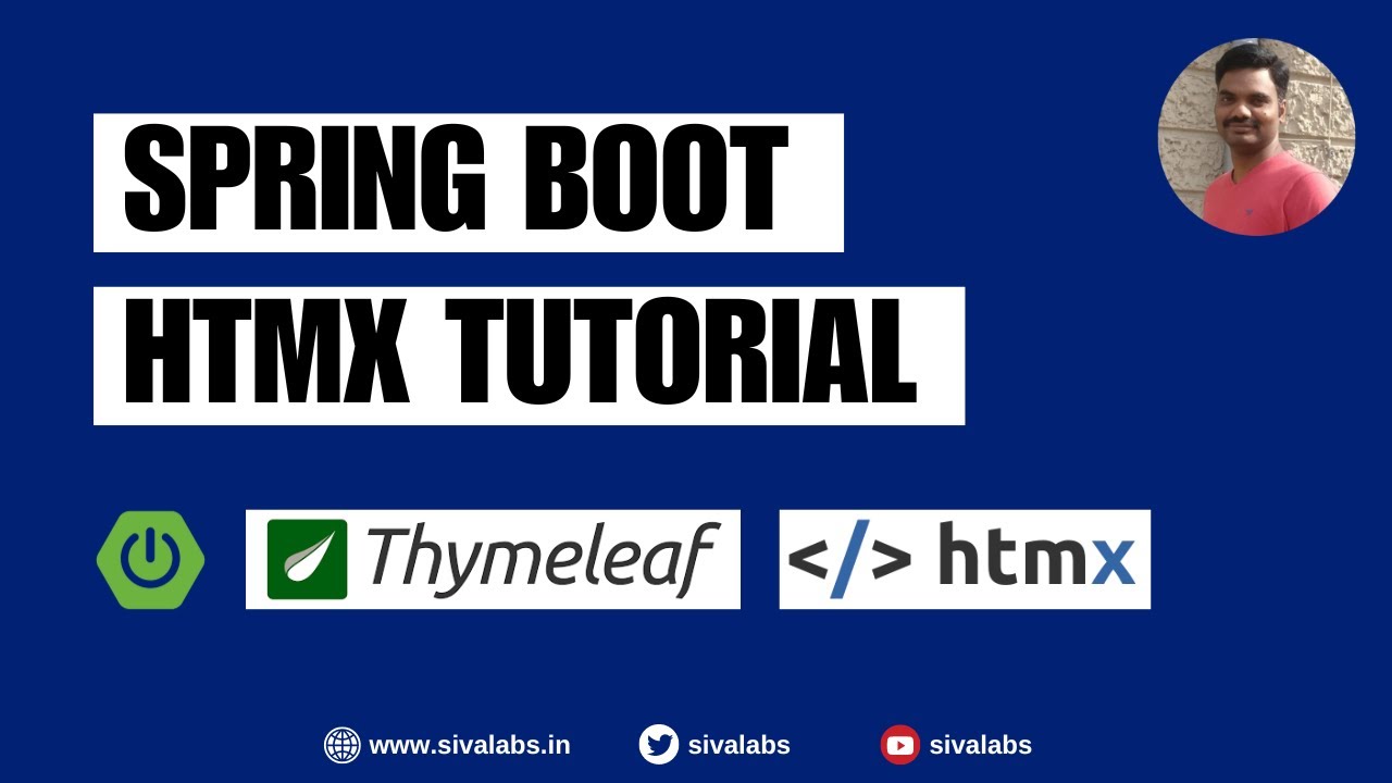 Spring Boot Thymeleaf Htmx Tutorial Youtube