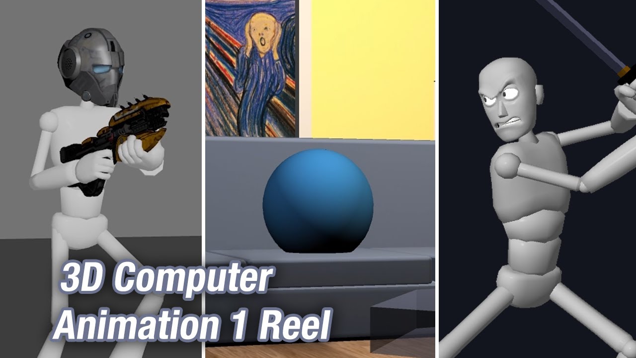 3d Computer Animation 1 Reel Youtube