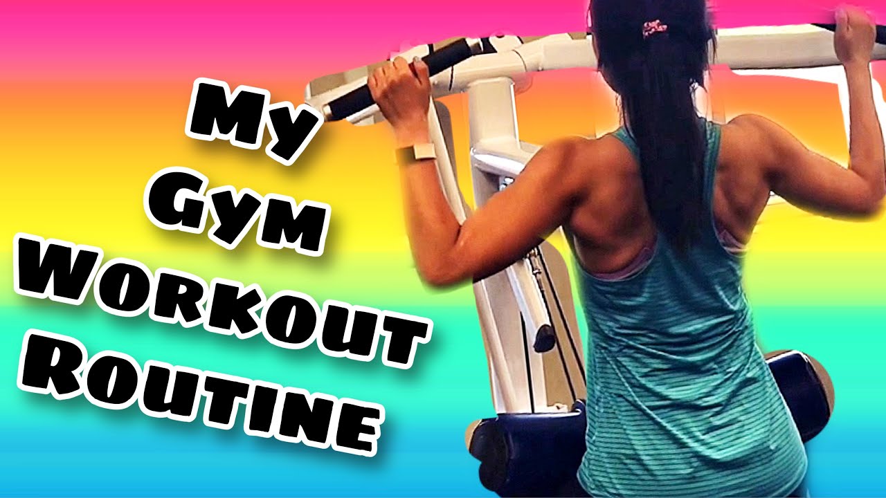 My Gym Workout Routine Gym Workout Routine For Beginners Youtube