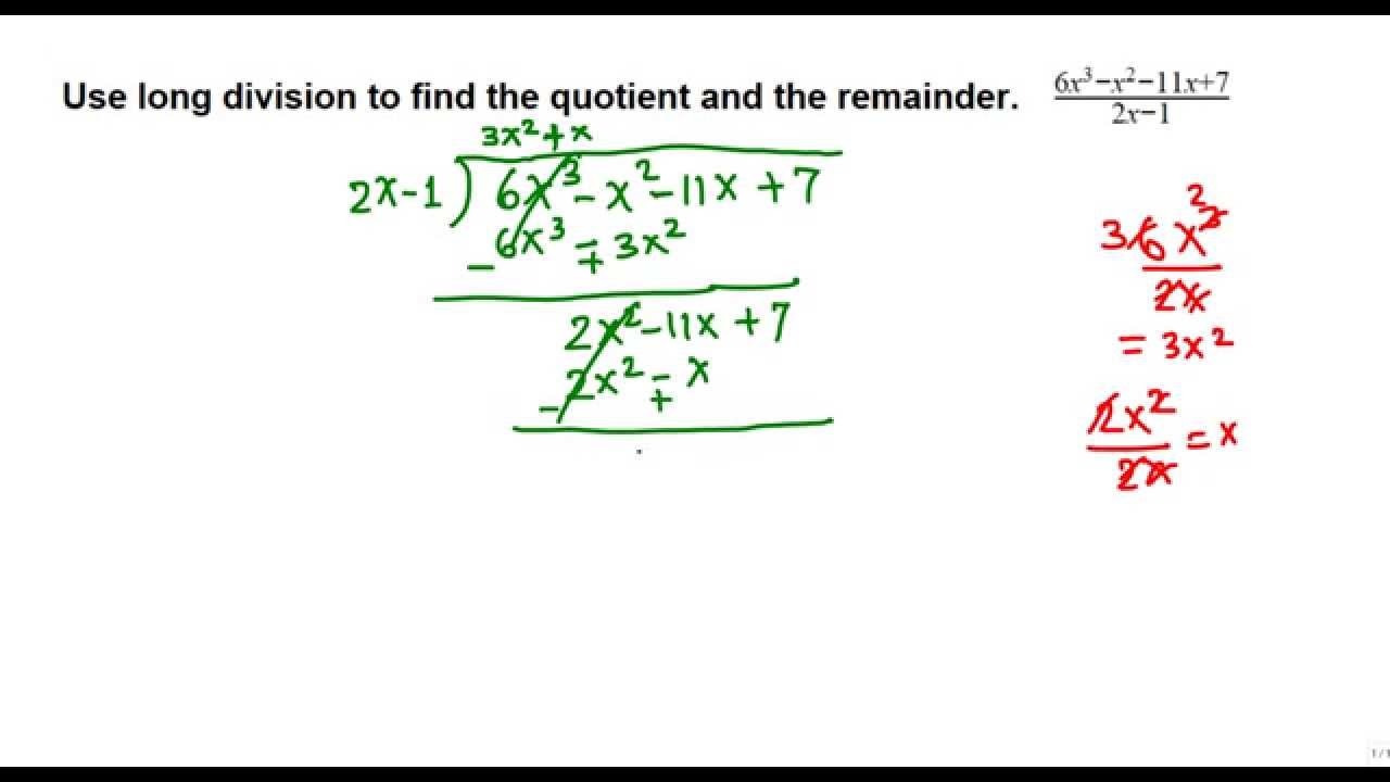 Quotient Math Example