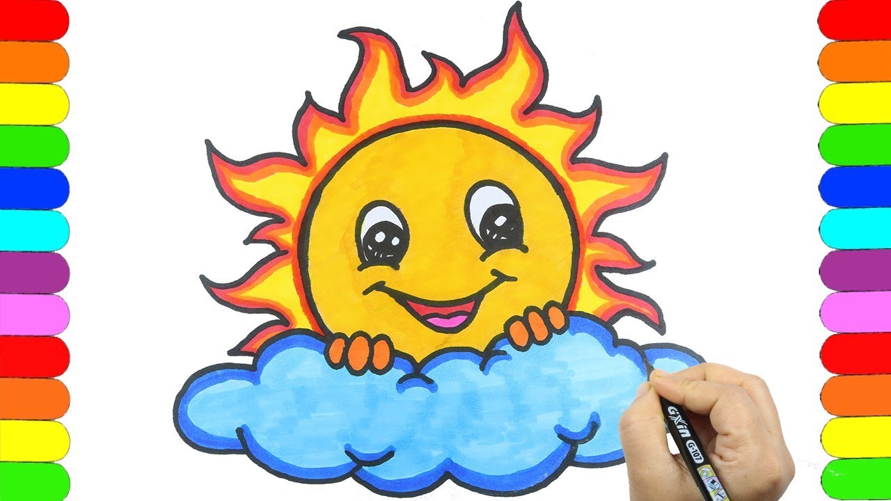 How To Draw Cute Sun Easy And Step By Stepрџњћрџ рџњћ Sun Drawing For Kidsв рџњё