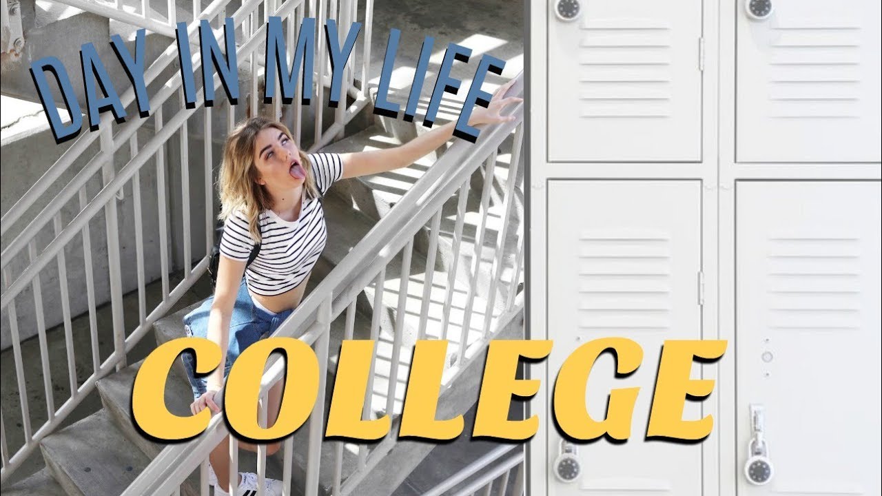 Day In My Life College School Vlog Youtube