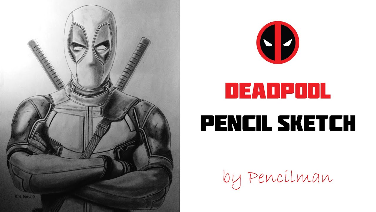 Pencil Drawings Of Deadpool
