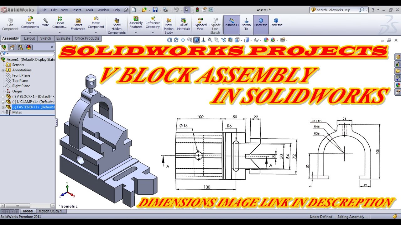 Angle V Block Solidworks At Willard Madrigal Blog