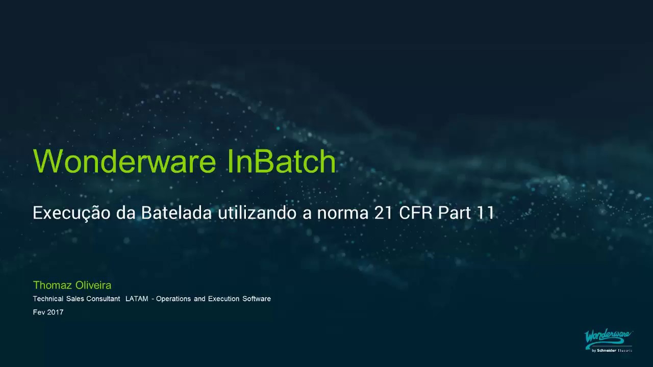 Wonderware Inbatch Português Youtube