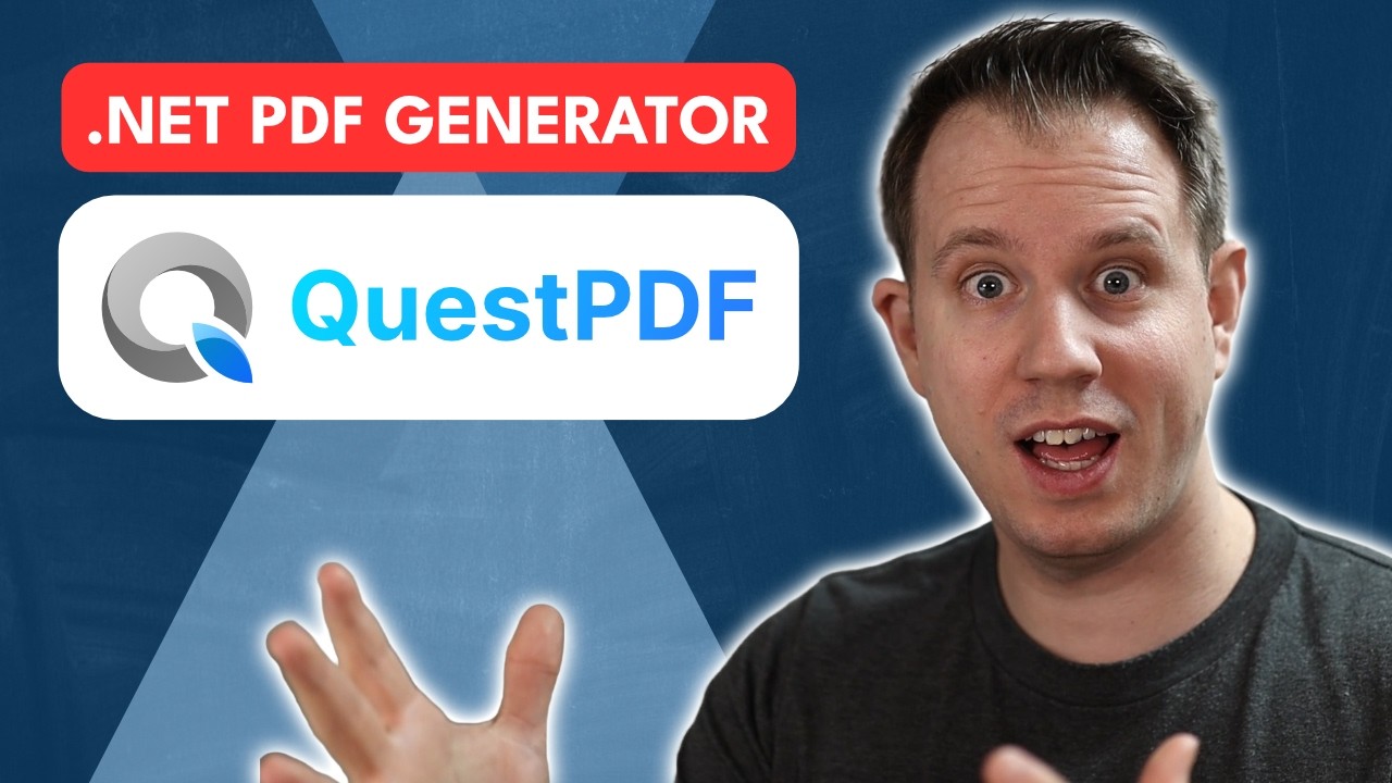 Questpdf The Best Pdf Generator For Net Youtube