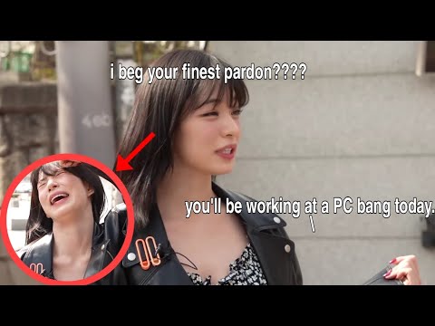 Fromis 9 Chaeyoung Tries Working At A Pc Bang Youtube