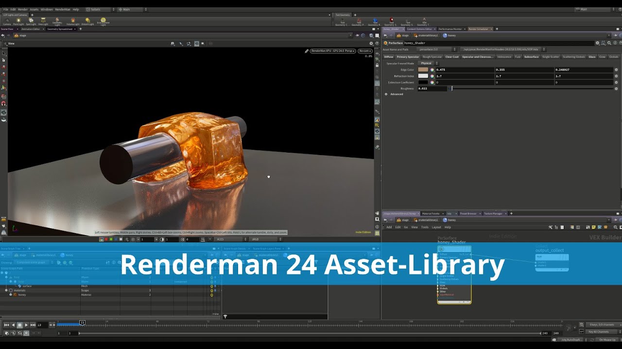 Renderman 24 Asset Library Exchange Of Lights Materials Between