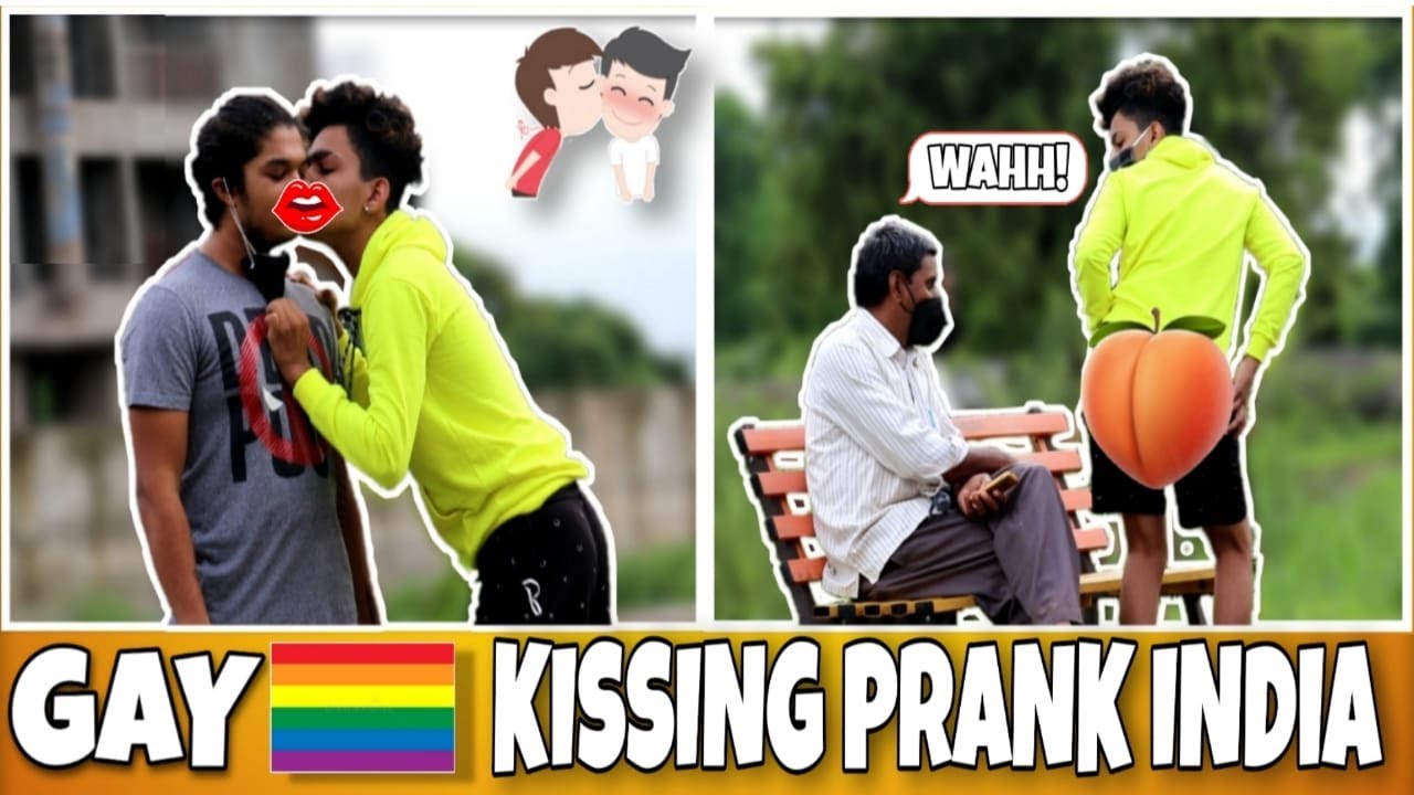 Funny Gay Kissing Prank Prank In India Epic Reactions D I B Youtube
