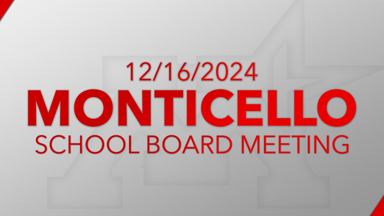 School Board Meeting Monday December 16th 2024 Youtube