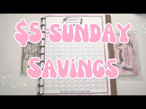 5 Sunday Savings 70 Long Term Challenges Youtube