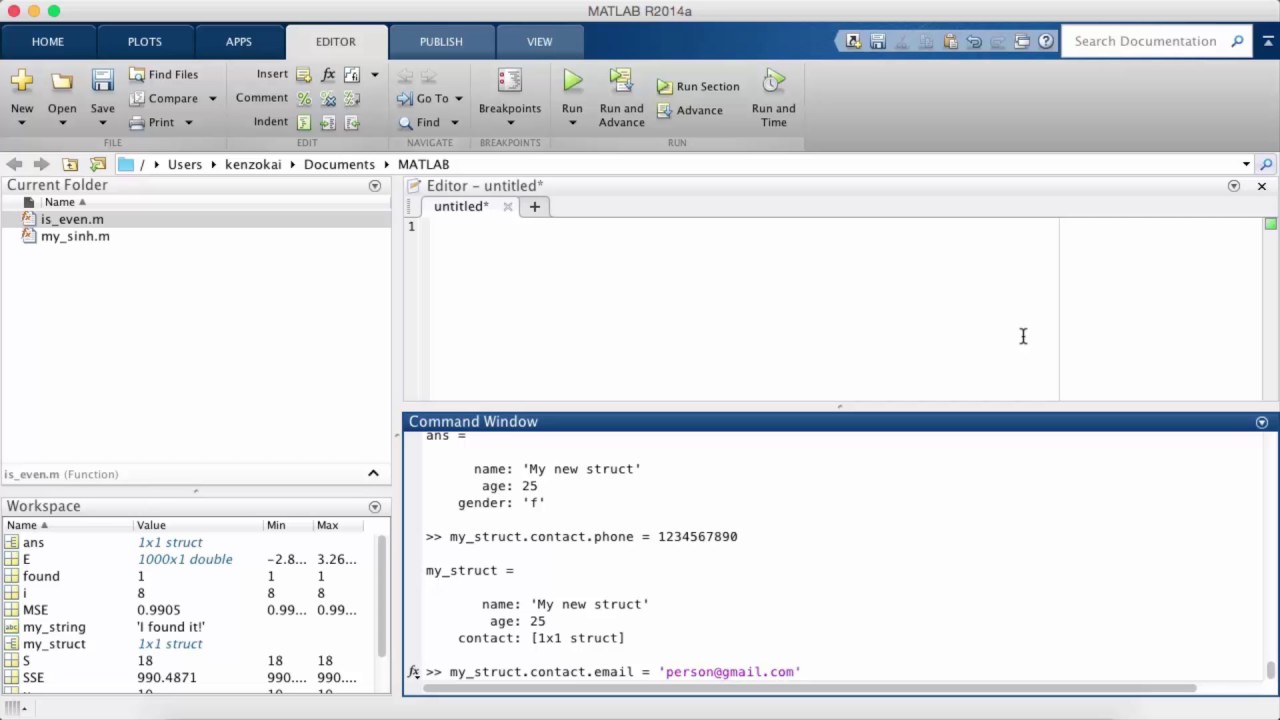 Learn Matlab Episode 7 Data Types Youtube