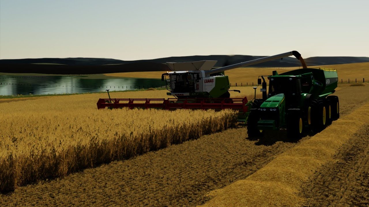 Fs22 Argentina Timelapse Partida Personal Trilla De Trigo Youtube